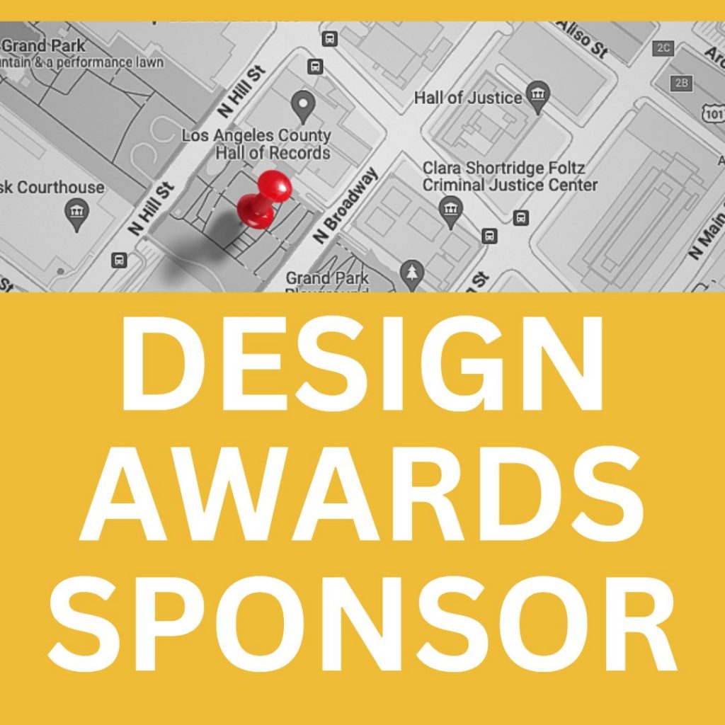 Design Awards Sponsorship 2023 – AIA Los Angeles